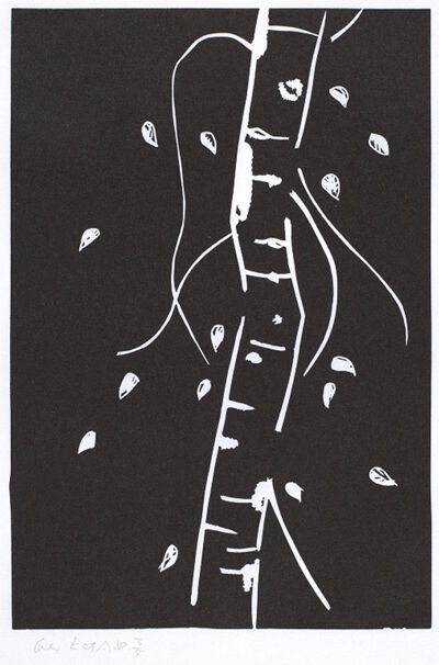 Birches 1 | Alex Katz | Colby College Museum of Art