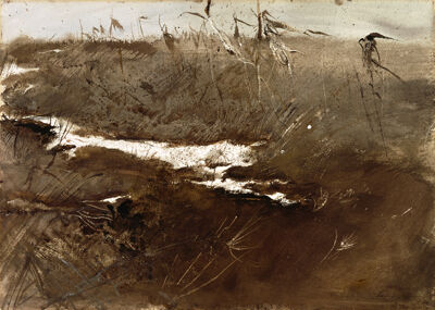 Edge of the Field | Andrew Wyeth | Colby College Museum of Art