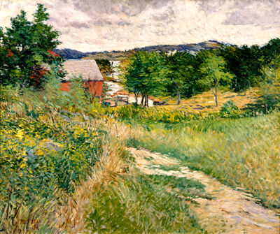 Red Barn, New England | Philip Little | Colby College Museum of Art