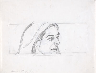 Ada (Recto) | Alex Katz | Colby College Museum of Art