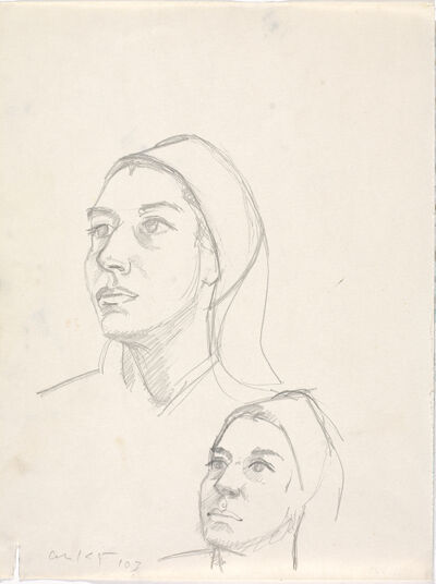 Two Studies of Ada | Alex Katz | Colby College Museum of Art