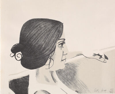 Ann 2 | Alex Katz | Colby College Museum of Art