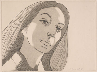 Ada From Below | Alex Katz | Colby College Museum of Art