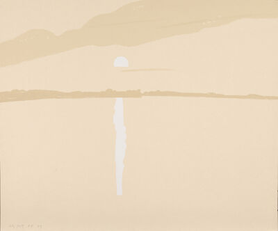 Sunset: Lake Wesserunsett 4 | Alex Katz | Colby College Museum of Art