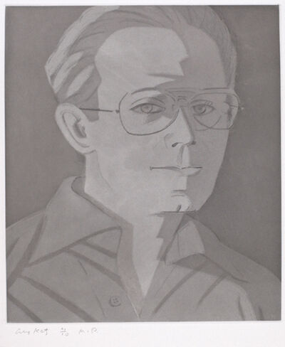 Alain, From the Suite "Give Me Tomorrow" | Alex Katz | Colby College ...