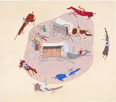 Sioux Indians | Alex Katz | Colby College Museum of Art