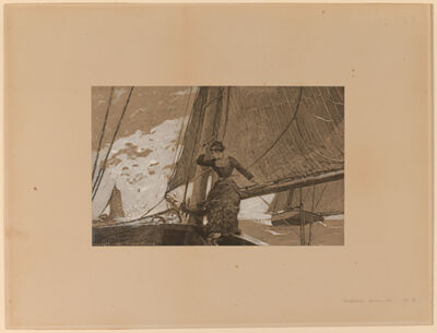 Yachting Girl | Winslow Homer | Colby College Museum of Art